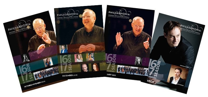 Program Book Advertising - Philharmonia Baroque Orchestra & Chorale